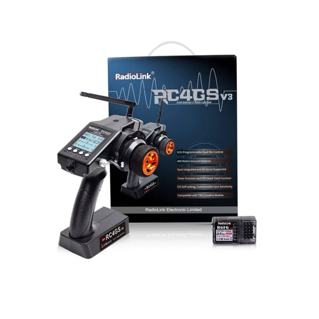 Radiolink RC4GS V3 RC Transmitter 5 Channels RC Transmitter and R6FG ...