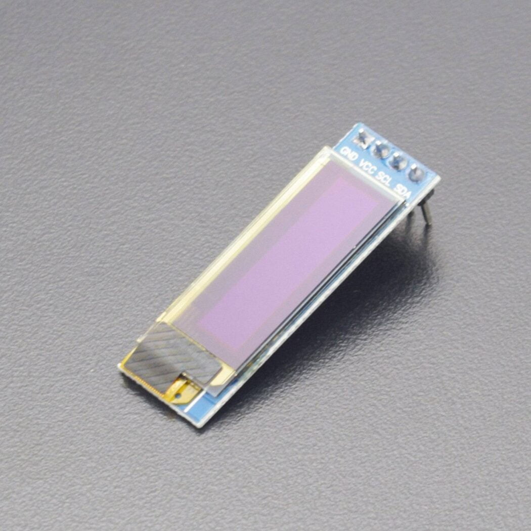 I2C OLED Display Module 0.91 Inch I2C SSD1306 OLED Display Module Blue ...