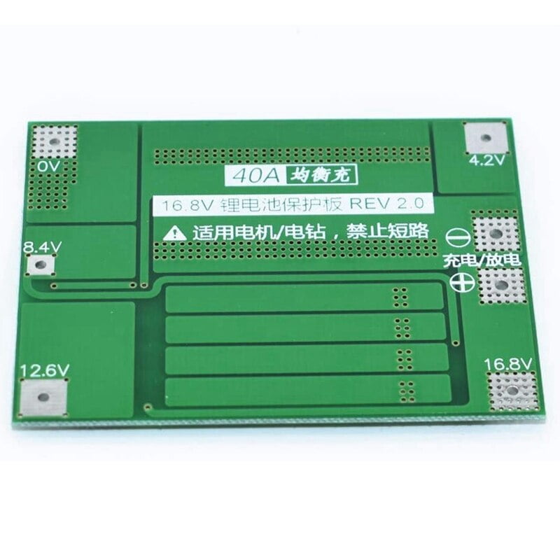 18650 4S BMS 40A Li-Ion Battery Charger PCB Protection Board
