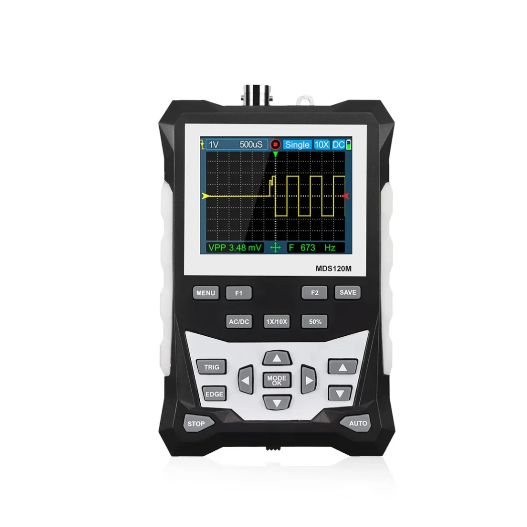 Handheld Oscilloscope Digital Oscilloscope 500MS/s Sampling Rate ...