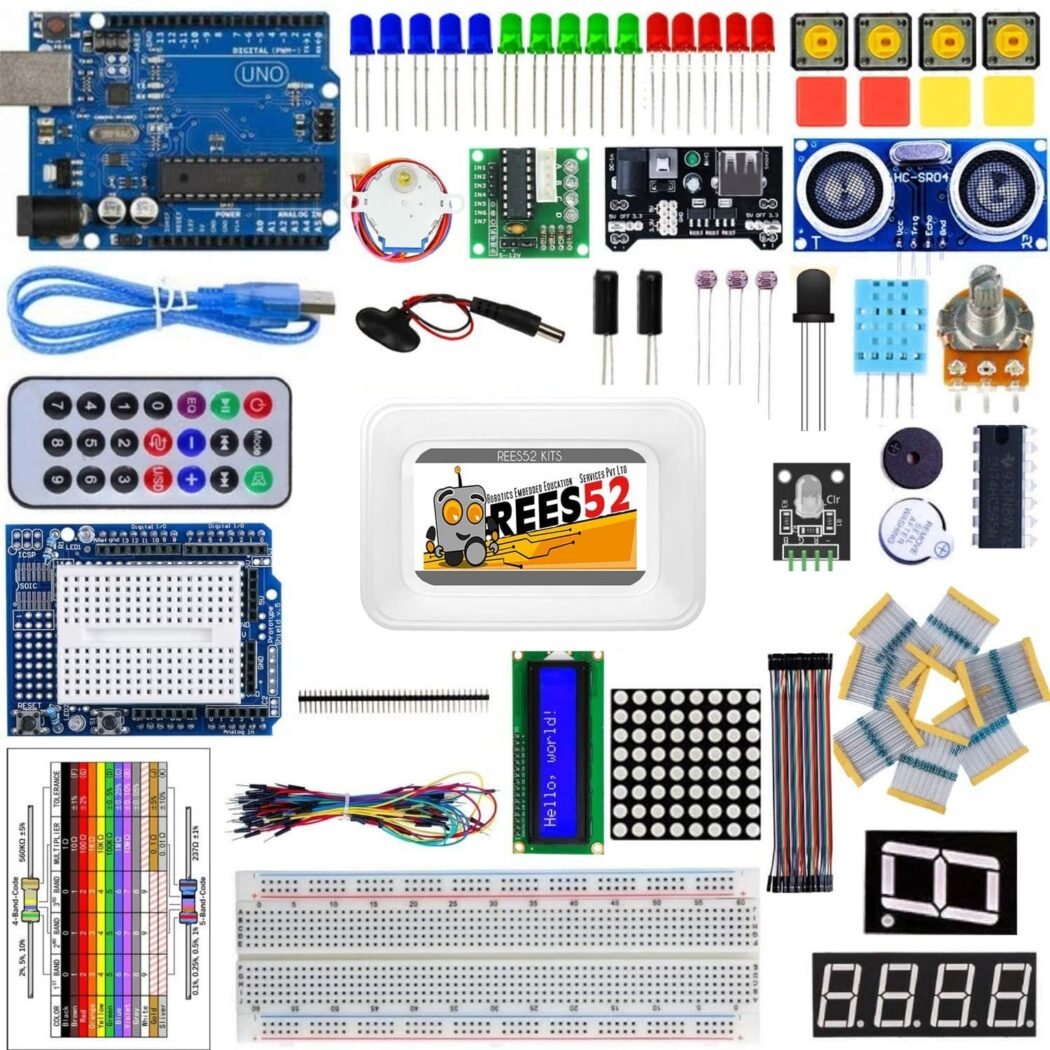 Super Starter Kit For Uno R3 Compatible With Arduino Ide B01knr581u Iduino