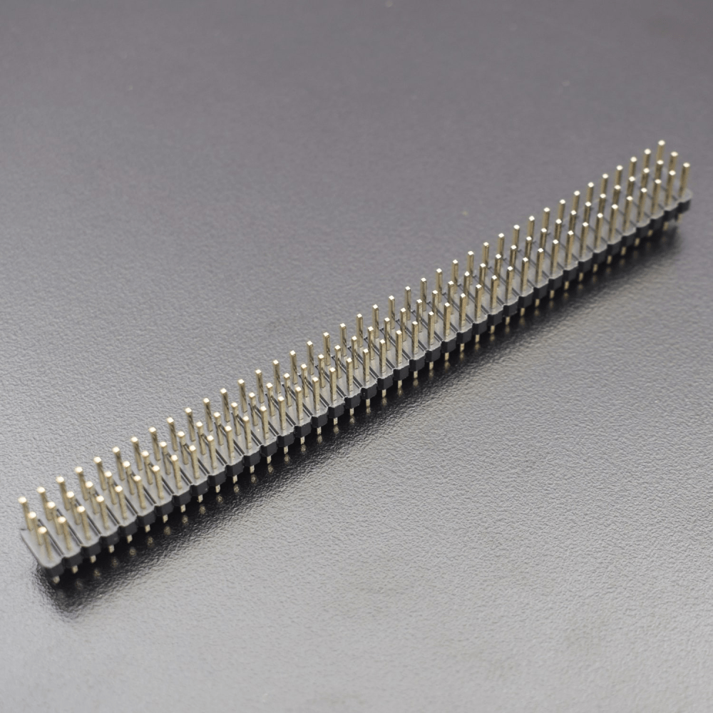 Triple Row 2.54mm Pin Header Connector Three Rows Pin Header