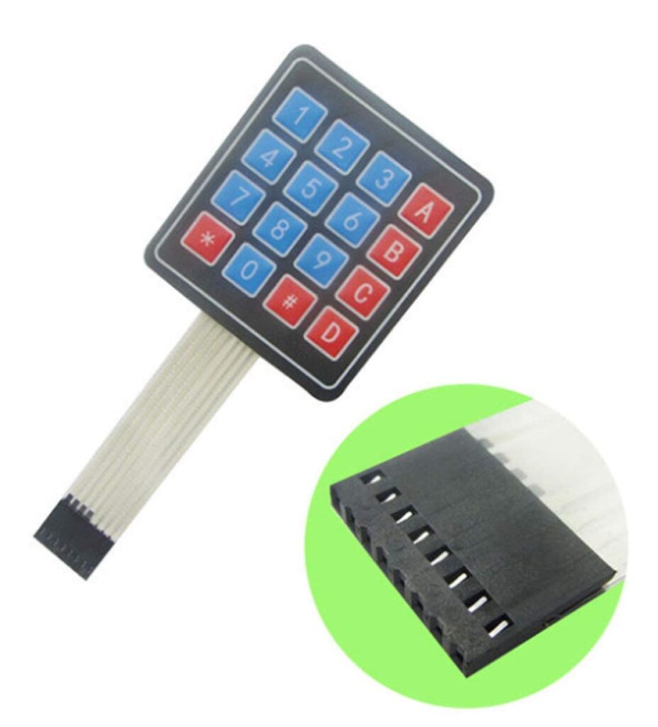 4x4 keypad membrane 16-button for Arduino - iduino