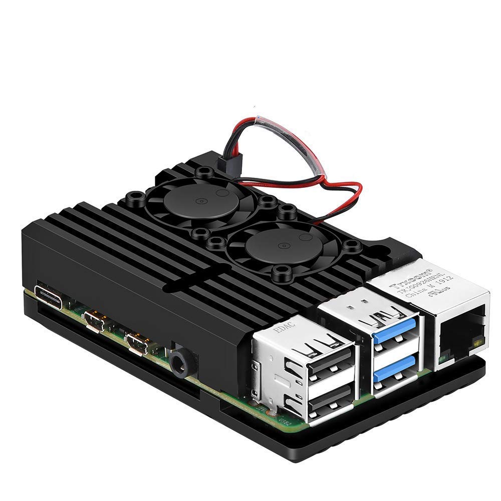 Metal Aluminium Alloy Raspberry Pi 4 Case Armor Heatsink