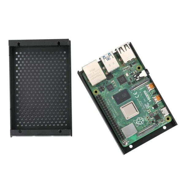 Aluminum Alloy Protective Case For Raspberry Pi 4 with fan