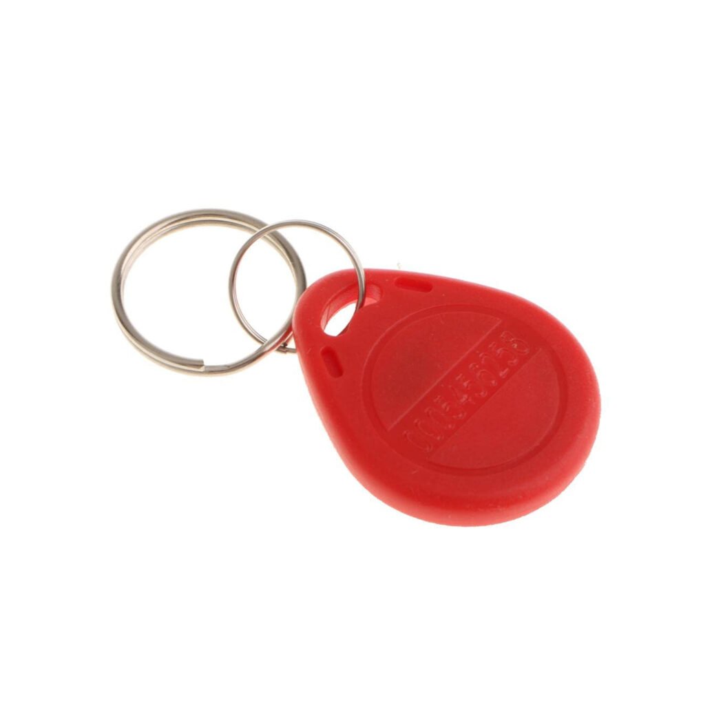 5 X Readable RFID Tokens 125Khz EM4100 Tags ID Card Key Chain Access ...
