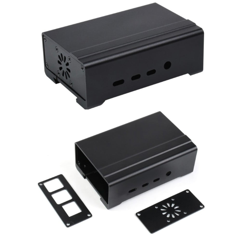 Aluminum Case Raspberry Pi 4 With Fan Heatsinks Rail Mount