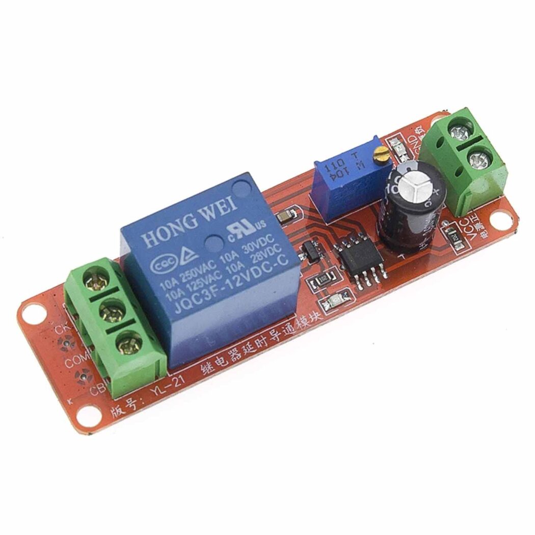 12V Delay Timer Monostable Switch Relay Module NE555 Car Oscillator ...