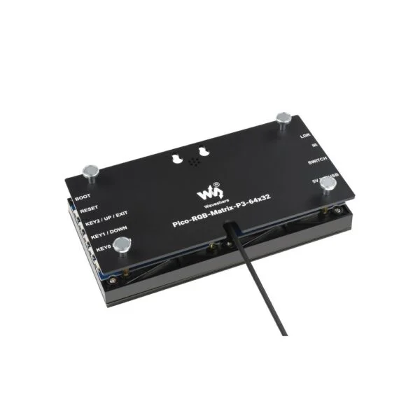 RGB Full-Color Multi-Features Digital Clock For Pico,64×32