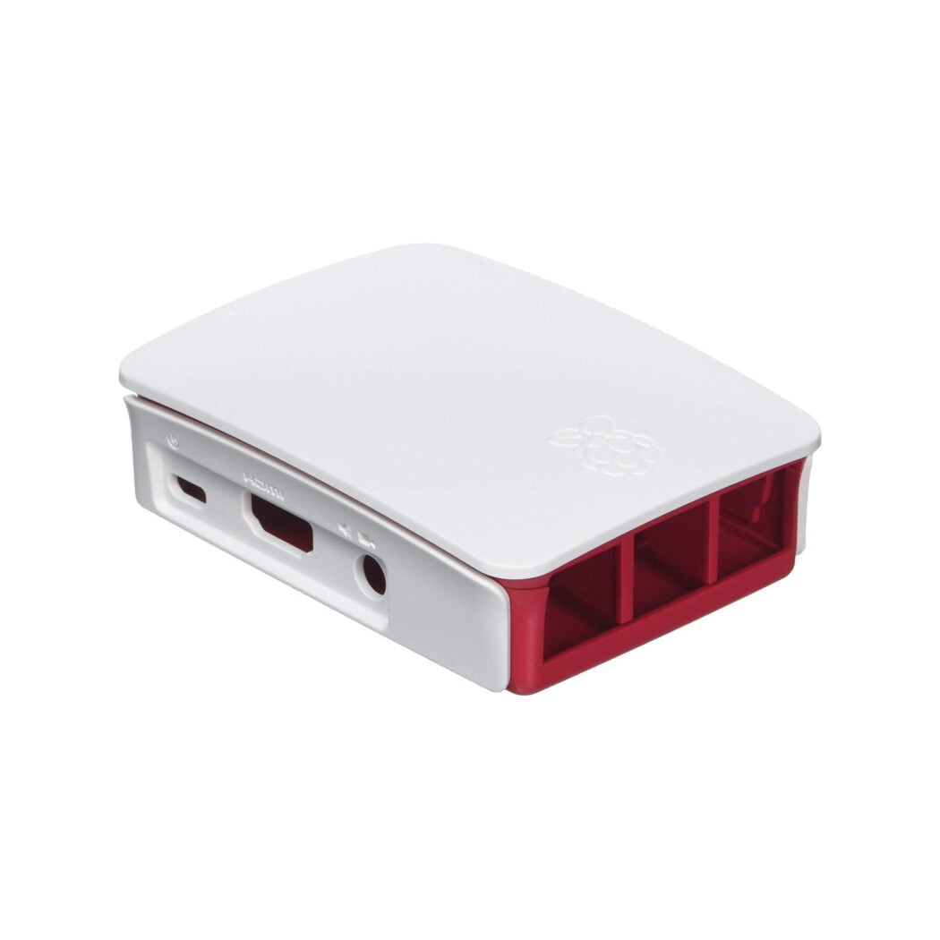 Official Raspberry Pi B+/2/3 Red & White Case - iduino