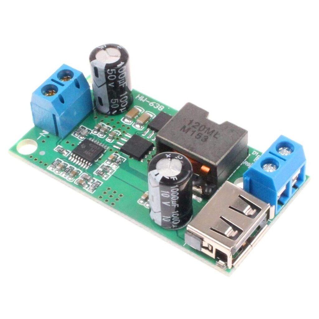 DC-DC 5A Buck Power Supply Module 9V 12V 24V 36V to 5V 5A 25W Regulated ...
