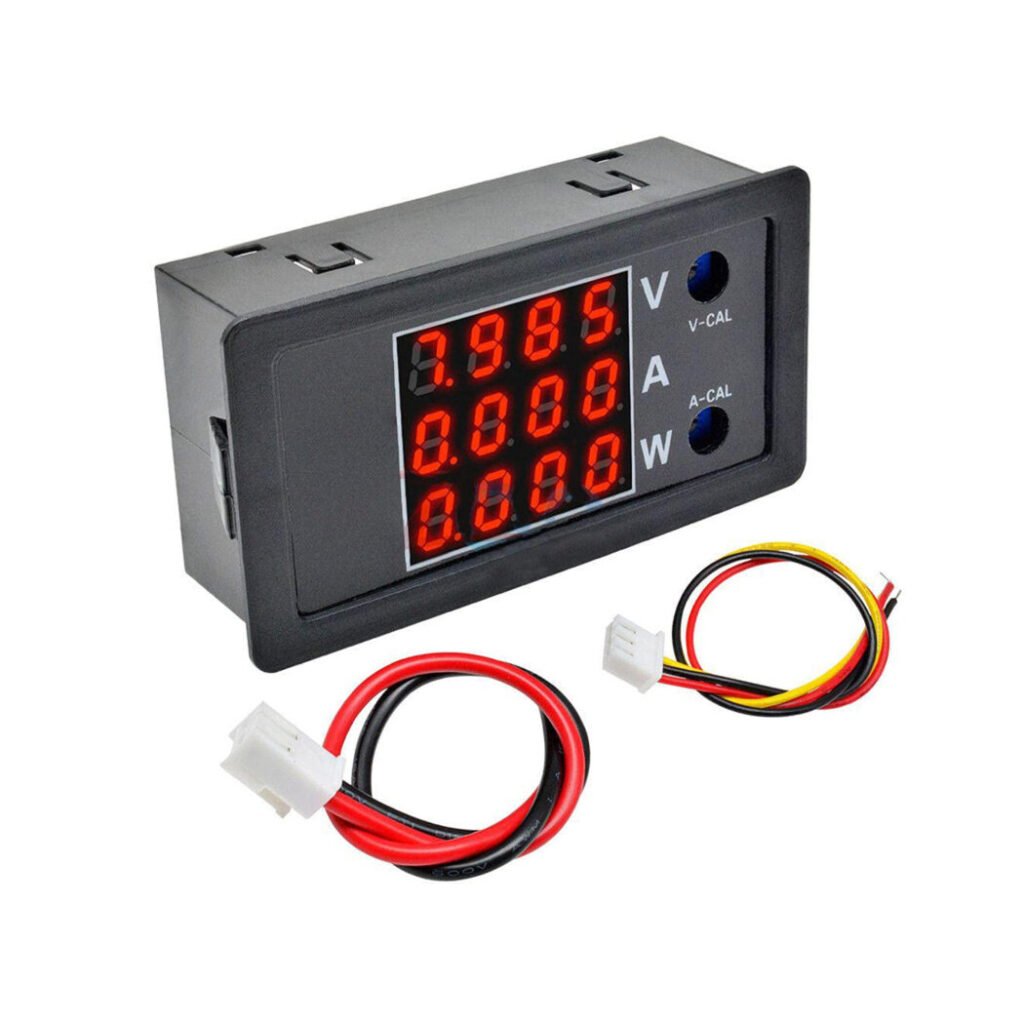 Dc 0 100v 10a 1000w 4bit Led Digital Voltmeter Ammeter Wattmeter
