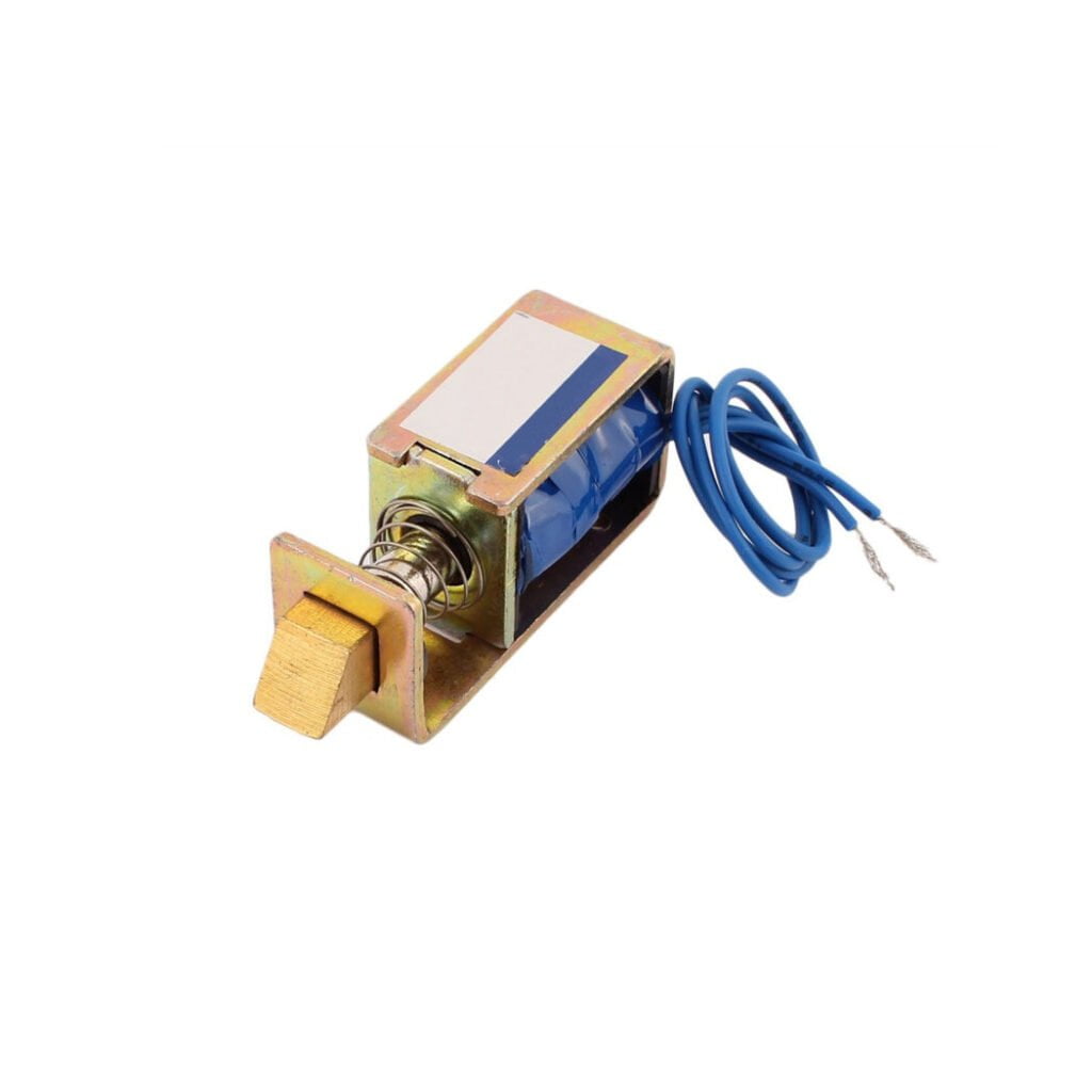 Open Frame Solenoid Door Lock DC 12V 1A 10mm Stroke 19N Force Open ...