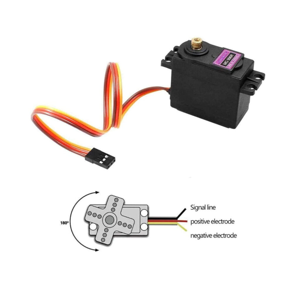 Tower Pro MG946R Digital High Torque Metal Gear Servo Motor - iduino