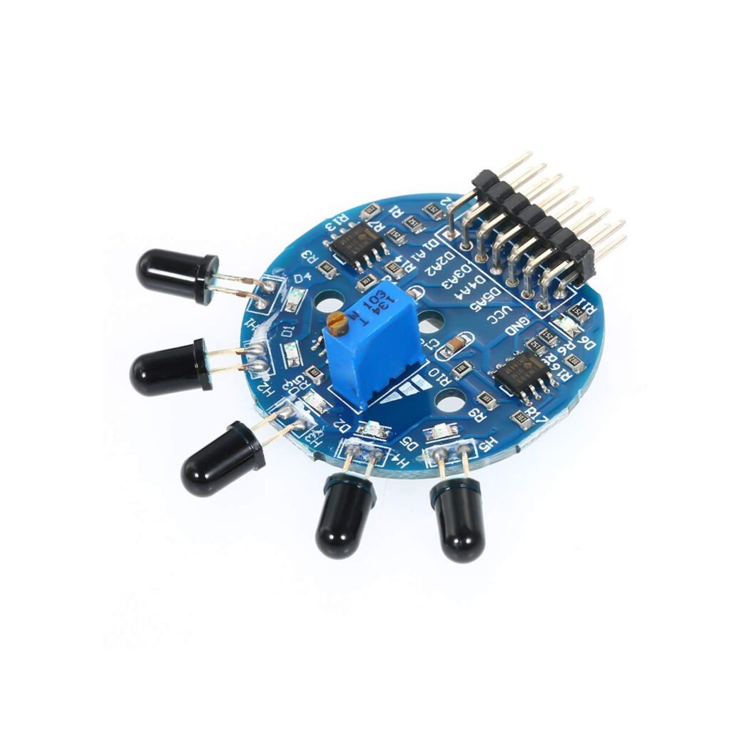 5-Way Flame Sensor Module 5-Channel Flame Sensor Module - RS4985 - iduino 5-Way Flame Sensor Module 5-Channel Flame Sensor Module - RS4985 - iduino