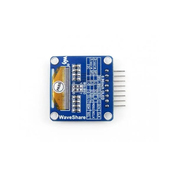 Waveshare 0.96inch OLED (A) display - iduino