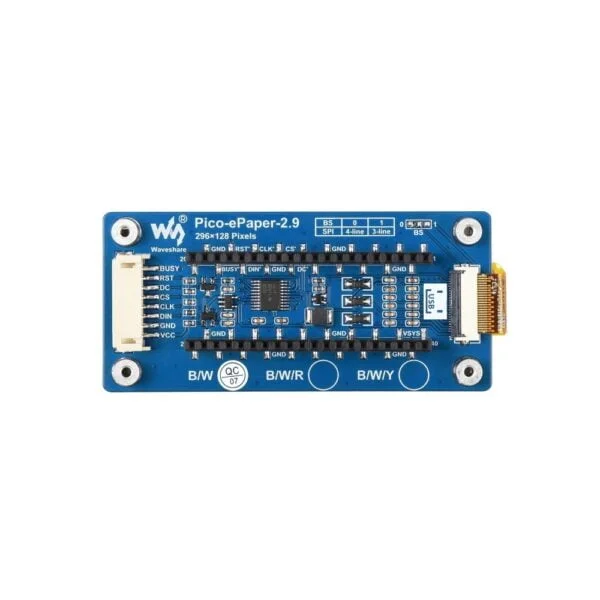 Waveshare 2.9inch E-Paper E-Ink Display Module For Pi Pico