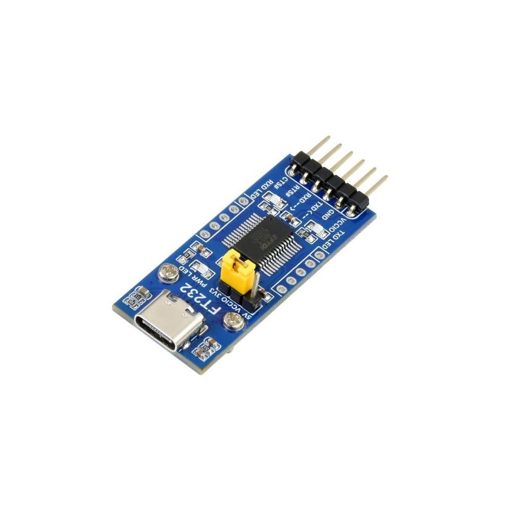 Waveshare FT232 USB To UART (TTL) Module USB-C Connector Waveshare FT232 USB To UART (TTL) Module USB-C Connector